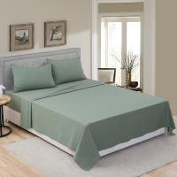 China Non-Filling 100% Washed Cotton 4 Piece Bed Sheets for a Relaxing Sleep for sale
