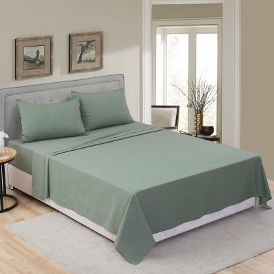 China Non-Filling 100% Washed Cotton 4 Piece Bed Sheets for a Relaxing Sleep for sale