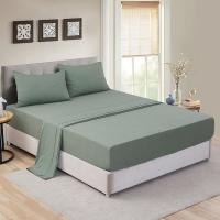 China Non-Filling 100% Washed Cotton 4 Piece Bed Sheets for a Relaxing Sleep for sale