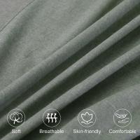 China Non-Filling 100% Washed Cotton 4 Piece Bed Sheets for a Relaxing Sleep for sale
