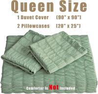 China Customizable Seersucker Duvet Cover Set 3-Piece Luxury Bedding Set Unique Style for sale