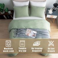 China Customizable Seersucker Duvet Cover Set 3-Piece Luxury Bedding Set Unique Style for sale