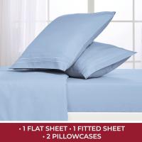 China Solid Pattern Luxury 1800 Bedding Sheets Pillowcases Extra Soft Cooling Bed Sheets for sale