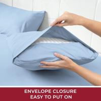 China Solid Pattern Luxury 1800 Bedding Sheets Pillowcases Extra Soft Cooling Bed Sheets for sale