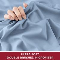 China Solid Pattern Luxury 1800 Bedding Sheets Pillowcases Extra Soft Cooling Bed Sheets for sale