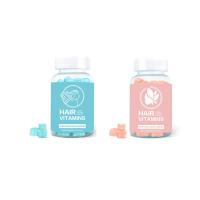China Vitamin Vegan Hair Gummies With 50pcs Per Bottle For Anti Hair Loss Support for sale