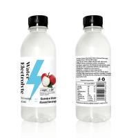 China 360ml/Bottle Soft Electrolytes Water Beverages Energy Drink Custom Private Label Peach Flavor for sale