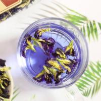 China Premium Dried Blue Butterfly Pea Flower Tea With Color Changing Effect For Antioxidant Support for sale
