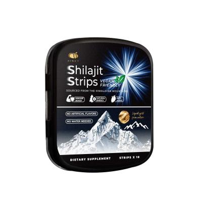 China Purified Himalayan Shilajit Energy Oral Strips for Male Vitality for sale