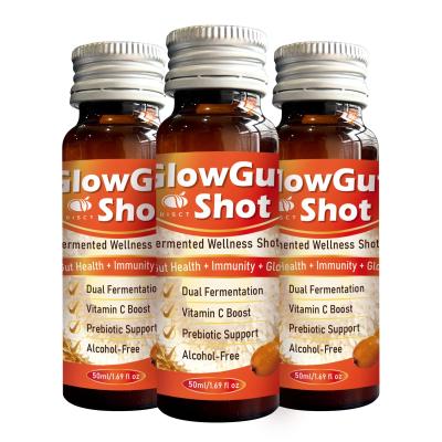 China Natural Ingredients Energy Drink Shot with 50ml Shot Format and 3 Year Shelf Life for Gut Supplement for sale