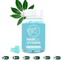 China OEM Private Label Biotin & Collagen Hair Growth Gummies 60/Bottle Sugar Bear Vitamins for sale