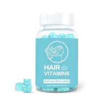 China OEM Private Label Biotin & Collagen Hair Growth Gummies 60/Bottle Sugar Bear Vitamins for sale