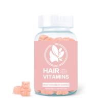China Private Label Biotin Enriched Hair Gummy Bears Vitamin Supplement with 60pcs per Bottle for Hair Skin and Nail Growth for sale
