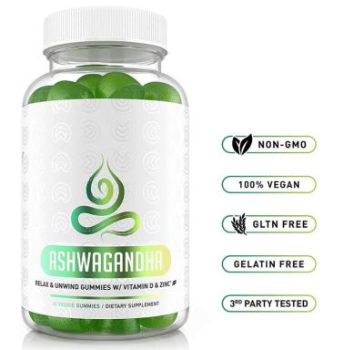 China Private Label Ashwagandha Gummy For Immune Support And Stress Relief for sale