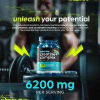 China Sugar Free Creatine Gummy With 5g Pure Creatine For Convenient Pre Workout Energy for sale