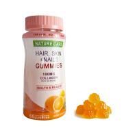 China Strawberry Flavor Hair Skin And Nails Gummy OEM Private Label Ready Dietary Supplement Gummies for sale