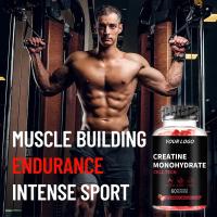 China Pre Workout Creatine Monohydrate Gummies For Energy Boost And Muscle Building 60pcs/Bottle for sale