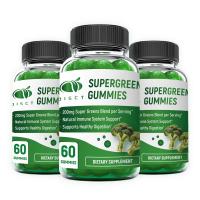 China Private Label Supergreens Gummies With Weight Management Support And Digestion Support for sale
