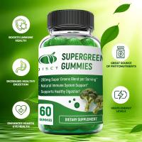 China Private Label Supergreens Gummies With Weight Management Support And Digestion Support for sale