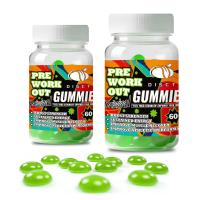 China Private Label Pre Workout Energy Gummies Melatonin Enhancement For Men for sale