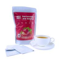 China Strawberry Flavor Herbal Slimming Tea For Metabolism Support And Weight Management for sale
