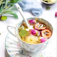 China Rose Honeysuckle And Chrysanthemum Herbal Liver Detox Tea Clearing Internal Heat And Relief Eyes Fatigue for sale