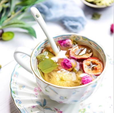 China Rose Honeysuckle And Chrysanthemum Herbal Liver Detox Tea Clearing Internal Heat And Relief Eyes Fatigue for sale