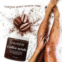 China Private Label 100% Natural Organic Arabica Coffee Body Scrub For Stretch Marks & Acne for sale
