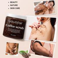 China Private Label 100% Natural Organic Arabica Coffee Body Scrub For Stretch Marks & Acne for sale