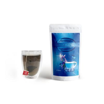 China Blue Butterfly 28 Day Detox Tea With Natural Herbal Blend For Slimming And Fat Burning for sale