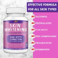 China 2000mg Pure Glutathione Skin Whitening Capsules For Male Organic Beauty Care Supplement for sale