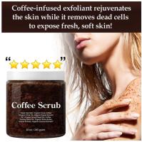 China Wholesale Herbal Gentle Exfoliation Coffee Scrub Cream for Body Skin Brightening for sale