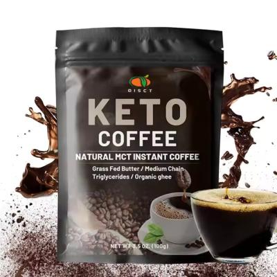 China OEM Energy Boosting And Fat Burning Keto Instant Coffee Powder With Herbal Ingredients for sale