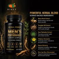 China Private Label Men's Herbal Vitality Capsules with Panax Ginseng & Tongkat Ali Extracts - 36-Month Shelf Life for sale