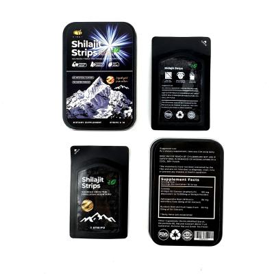 China Natural Performance Himalayan Shilajit Oral Energy Strips For Men in Stock for sale