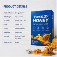 China OEM New Men Energy Booster Honey with Ginseng Maca as Vital Supplements for sale
