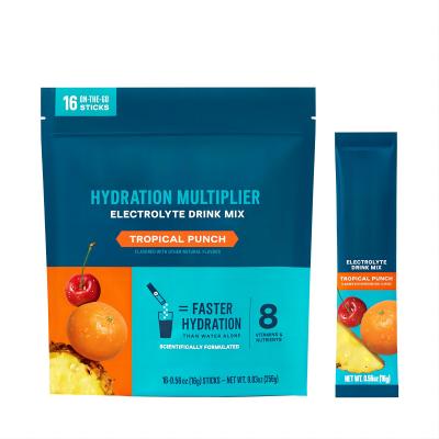 China Sugar Free Electrolyte Drink Powder Rapid Hydration Products Customizable Serving Size for Sports Energy for sale
