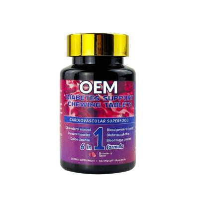 China Strawberry Flavored Glucochews Chewing Tablets For Blood Sugar And Blood Pressure Support for sale