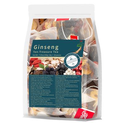 China Five Treasure Ginseng Herbal Tea For Men With 8 Premium Natural Herbs For Daily Vitality Support for sale