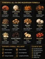 China 10-In-1 Functional Mushroom Complex Jelly Focus Products In Natural Fruit Pectin Base for sale