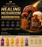 China 10-In-1 Functional Mushroom Complex Jelly Focus Products In Natural Fruit Pectin Base for sale