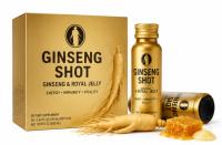 China Private Label Energy Booster Supplement with Panax Ginseng Extract and Royal Jelly Oral Liquid Shot for sale