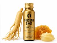 China Private Label Energy Booster Supplement with Panax Ginseng Extract and Royal Jelly Oral Liquid Shot for sale