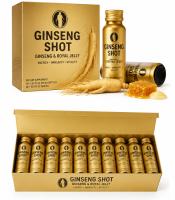 China Private Label Energy Booster Supplement with Panax Ginseng Extract and Royal Jelly Oral Liquid Shot for sale