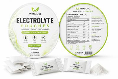 China Pre Workout Electrolyte Pouches With 20 Pouches Per Bottle For Sports Nutrition for sale