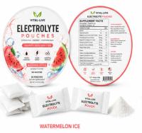 China Watermelon Ice Flavor Electrolyte Powder Pouch Hydration Supplement for sale
