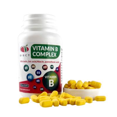 China Customized Super B Complex Vitamins With Biotin Folic Acid 120 Tablets/Bottle for sale