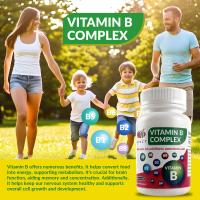China Customized Super B Complex Vitamins With Biotin Folic Acid 120 Tablets/Bottle for sale