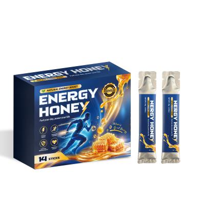China OEM Fast-Dissolving Energy Honey Sachets with Guarana + Electrolytes and Natural Mint Flavor for sale