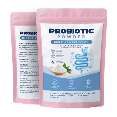 China Three-Strain Probiotic Powder for Women's Daily Gut Wellness with Instant Water Dispersible Formula and 24 Months Shelf Life for sale